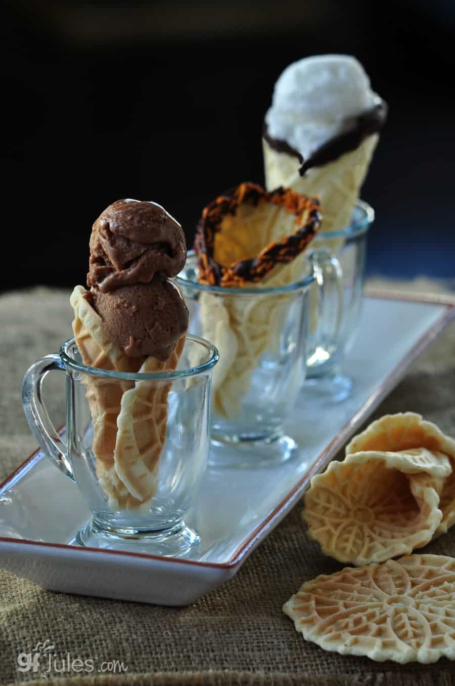 Gluten Free Waffle Cones Gluten Free Recipes GfJules With The 1 Flour Mixes