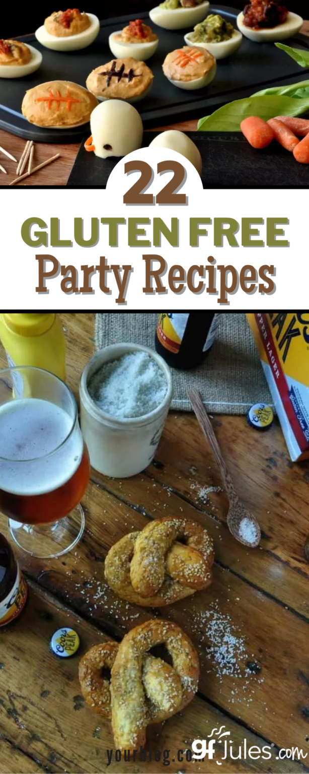 Gluten Free Party Recipes - great ideas for game day by gfJules