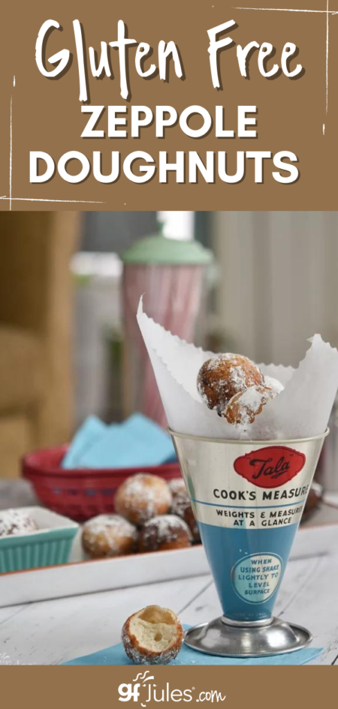 Gluten Free Zeppole Doughnuts - favorite gluten free recipes from gfJules