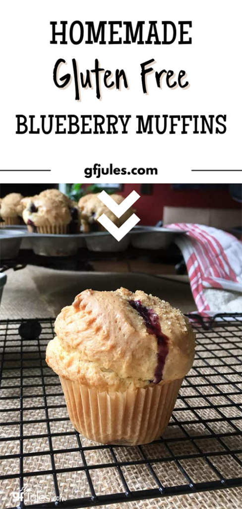 Gluten Free Blueberry Muffin Recipe - soft, yummy. Made w/ #1-rated flour!