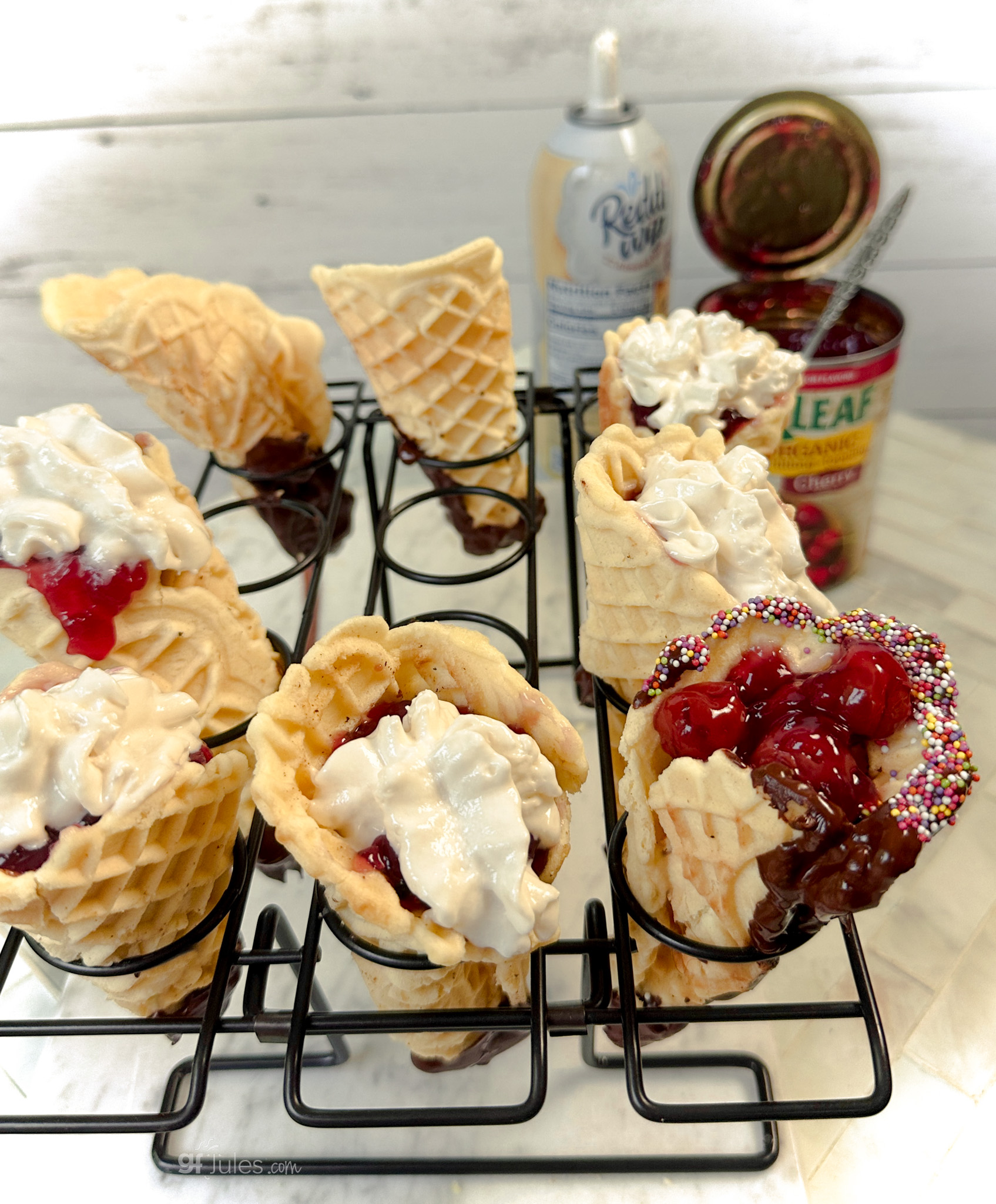 Gluten Free Pie Cones - Gluten free recipes - gfJules - with the #1 ...