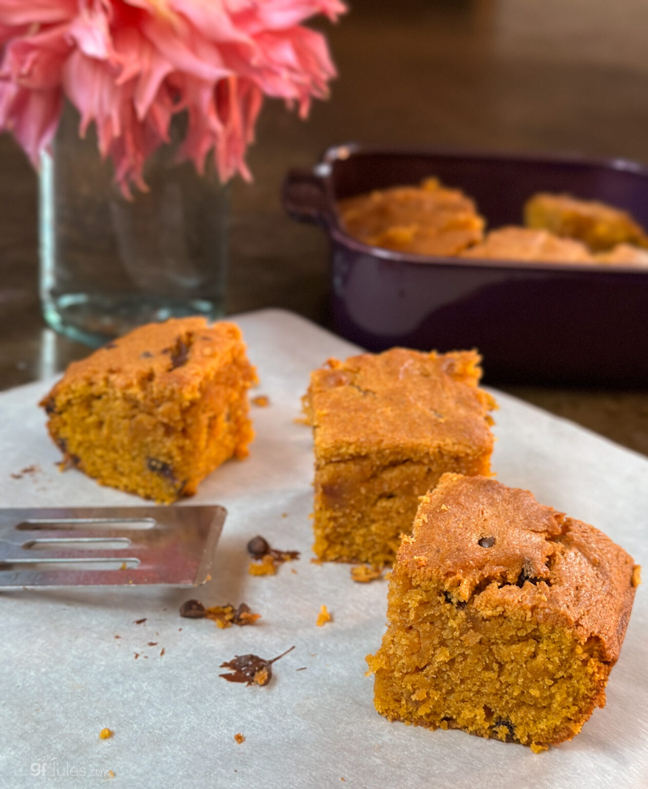Easy Gluten Free Pumpkin Bars - gfJules #1 GF Recipes