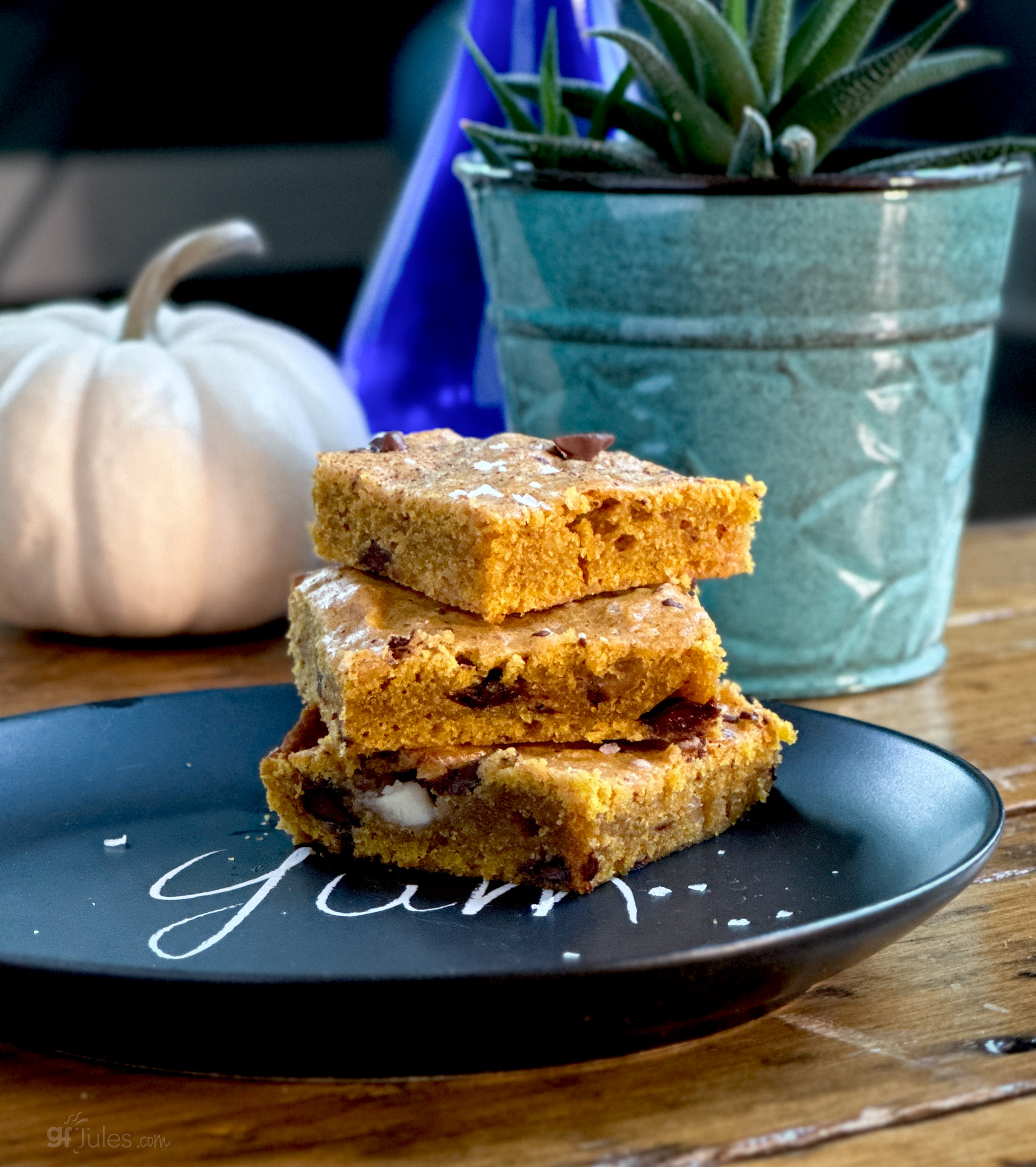 Easy Gluten Free Pumpkin Bars - gfJules #1 GF Recipes