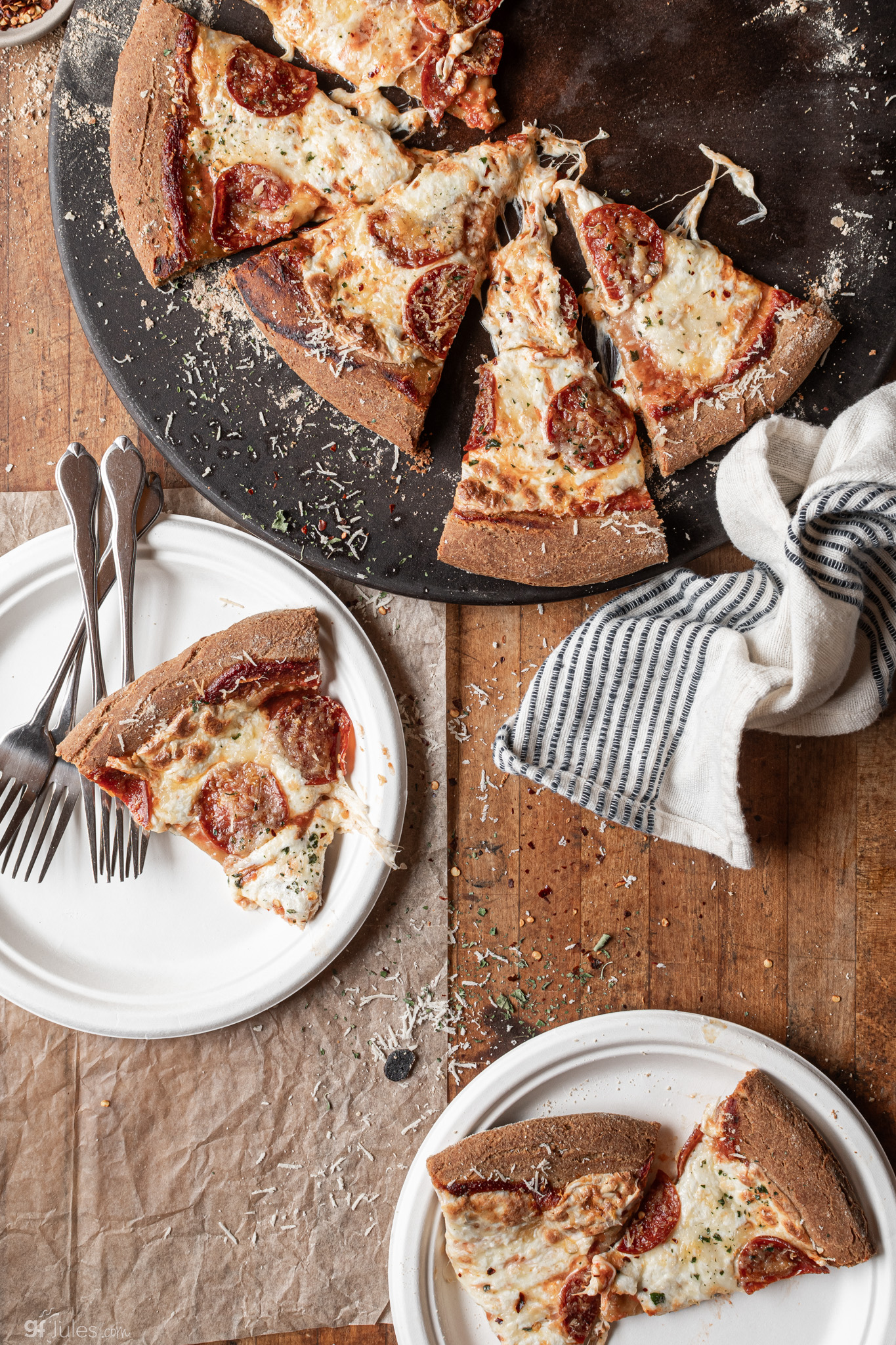 Grain Free Pizza Recipe - Easy crowd-pleasing recipe with Nada Flour
