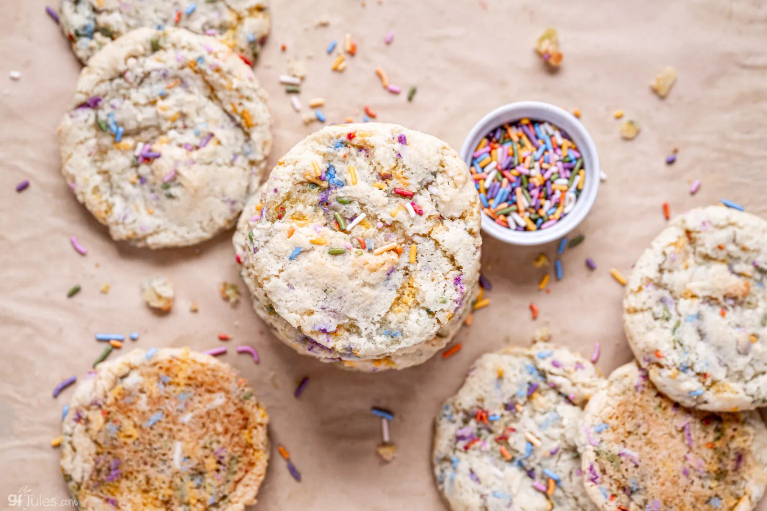 Gluten Free Cake Mix Cookies - Easy 3 ingredient recipe | gfJules