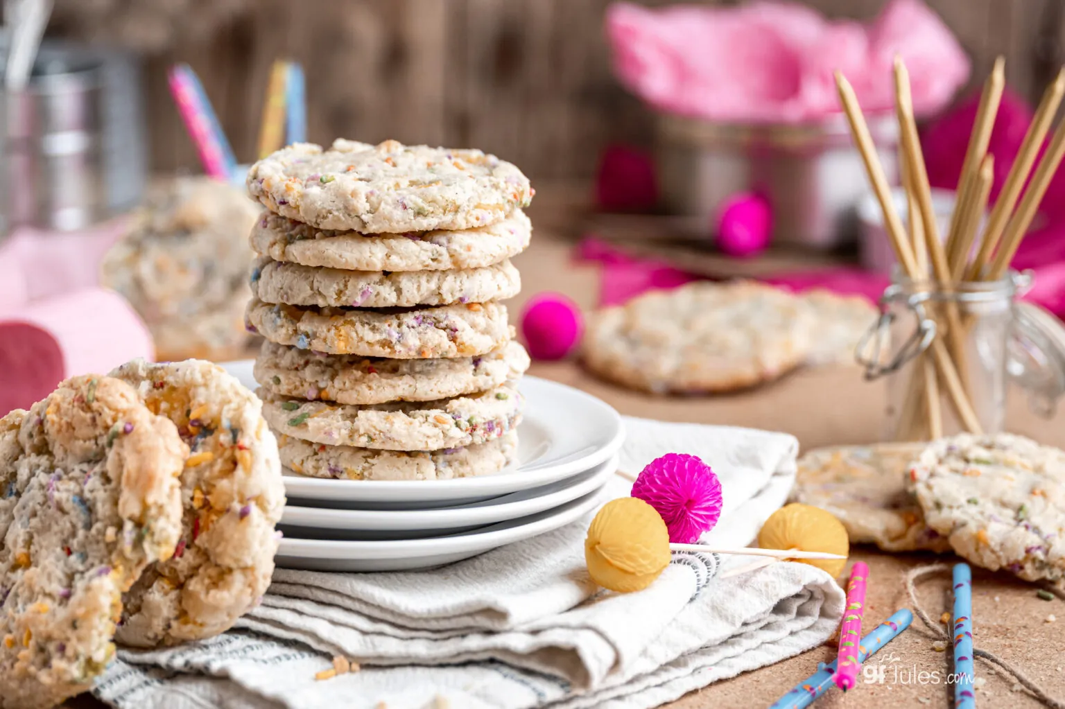 Gluten Free Cake Mix Cookies - Easy 3 ingredient recipe | gfJules